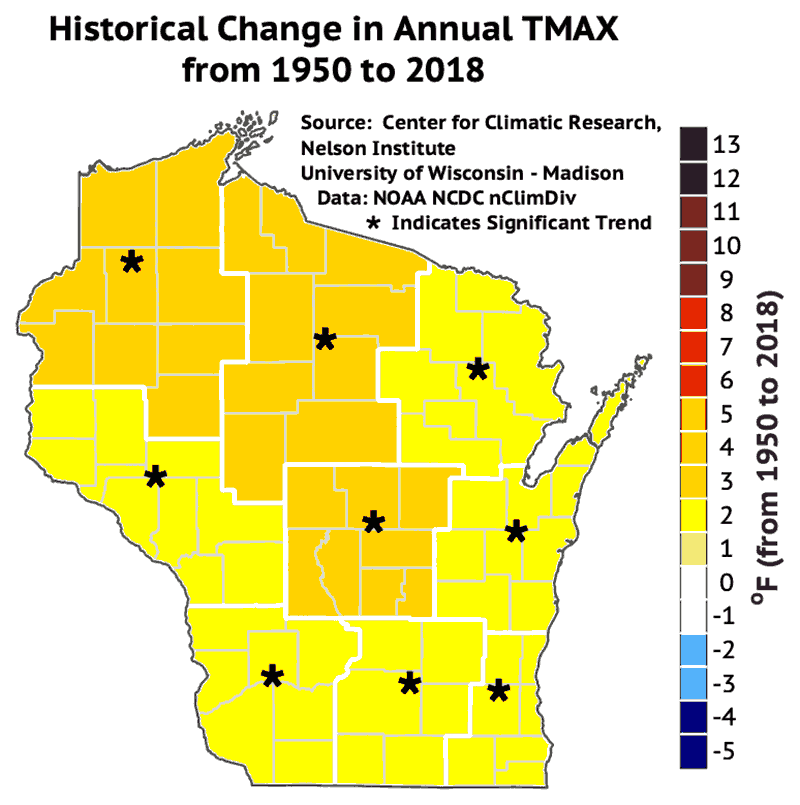 Trends and Projections | Wisconsin Initiative on Climate Change Impacts ...
