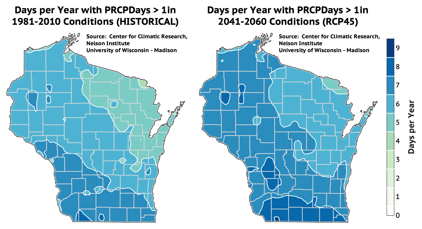 Trends and Projections | Wisconsin Initiative on Climate Change Impacts ...